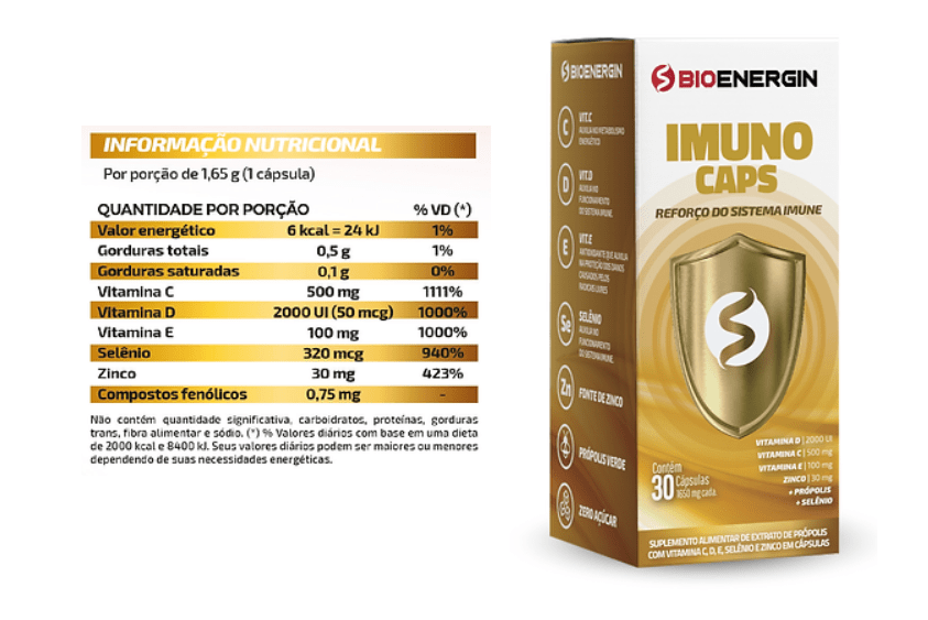 Imunocaps – BioEnergin